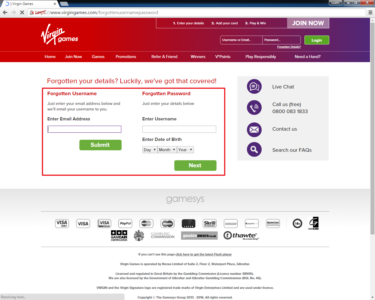 Virgin Games Casino sign in | Promisebyjenniferlopez